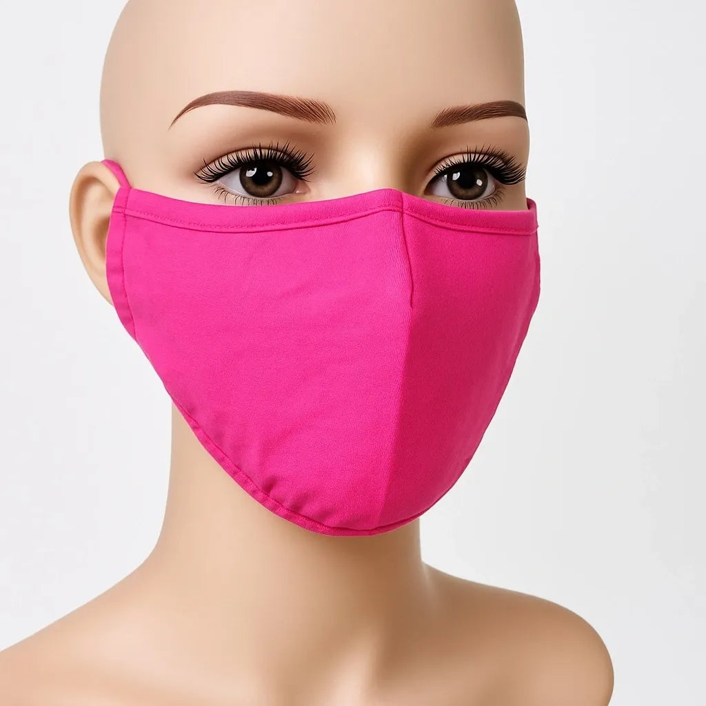 Hot Pink Reusable Face Mask – Affordable Hijab USA
